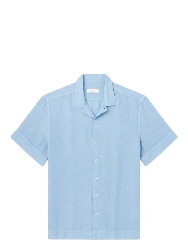 Boglioli Linen Shirt - Blue
