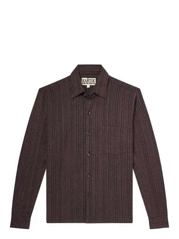 KARTIK RESEARCH Cotton Shirt - Brown