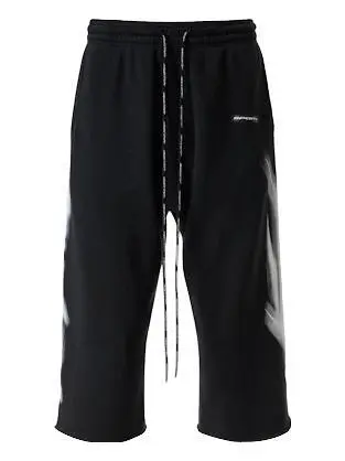 HELLSTAR Blur 3/4 Shorts - Black