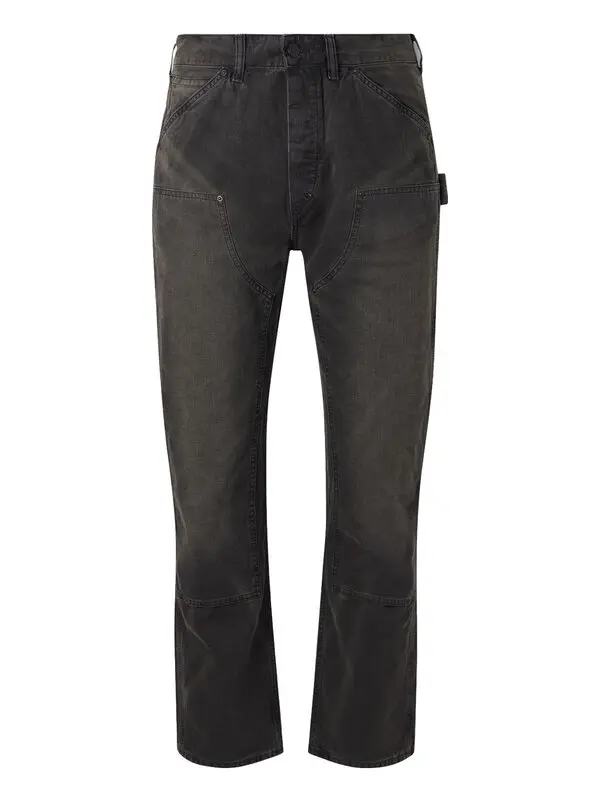 Ralph Lauren Hamilton Straight-leg Cotton-canvas Trousers - Brown