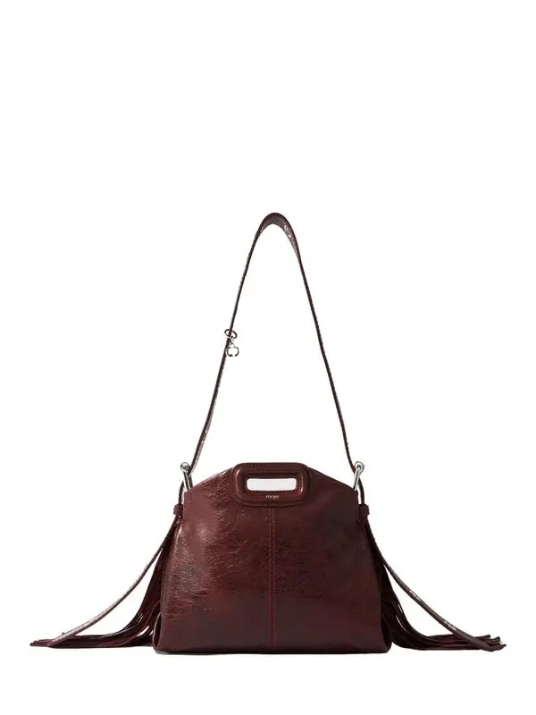 Maje Miss M Mini Bag - Burgundy