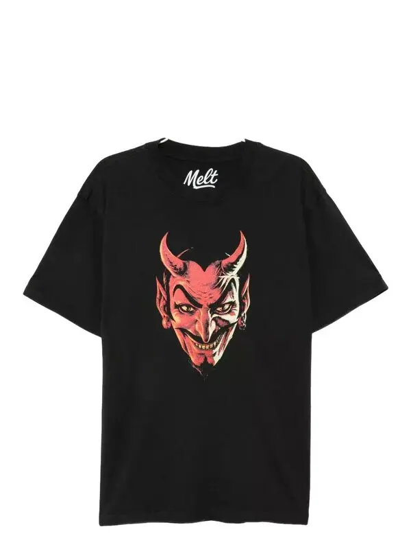 MELT Graphic-print T-shirt - Black