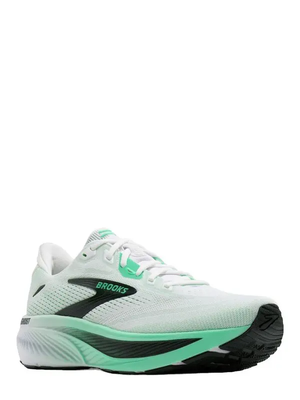 Brooks Ghost 18 Running Shoe - White/spring Bud/spruce