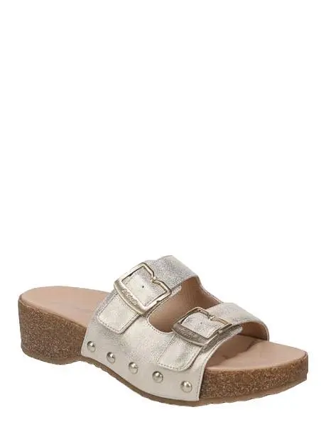 Dr. Scholl'S Originalflex Platform Slide Sandal - Light Gold
