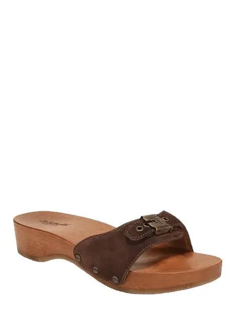 Dr. Scholl'S Original Collection Platform Slide Sandal - Dark Umber