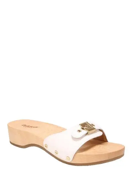 Dr. Scholl'S Original Collection Platform Slide Sandal - White