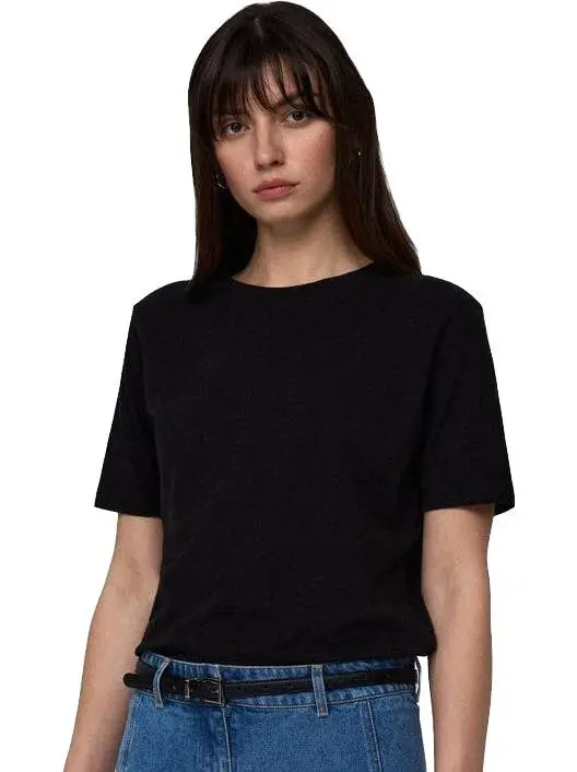 JUANA Hemp Essentials Short Sleeve Tee - Black