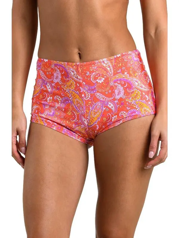SUNSHINE 79 Paisley Daze Swim Shorts - Orange Multi