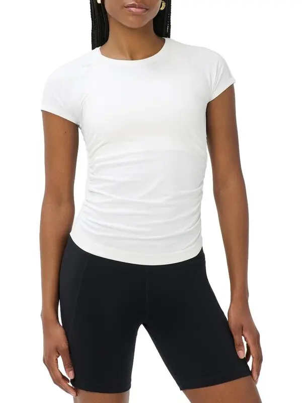 Sweaty Betty Athlete Side Ruched Top - White