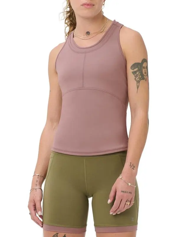 Sweaty Betty Runner's High Racerback Tank - Duskberry Purple