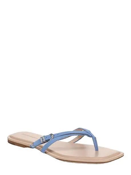 FAVORITE DAUGHTER Cameron Leather Flip Flop - Granada Sky