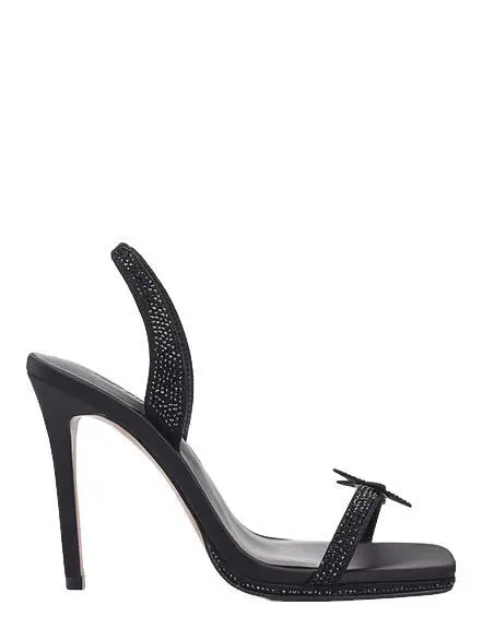 LANA WILKINSON Astrid Embellished Stiletto Sandal - Black