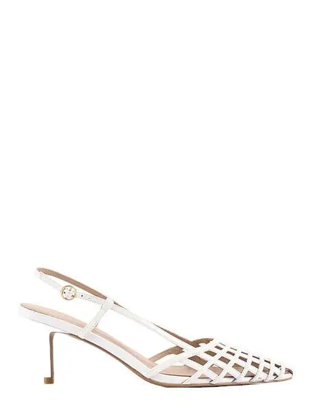 LANA WILKINSON Miranda Slingback Pumps - White