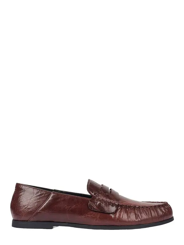 LANA WILKINSON Scottie Leather Loafer - Espresso