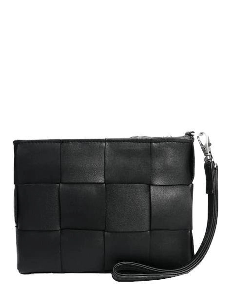 MANDRN Leather Clutch - Black