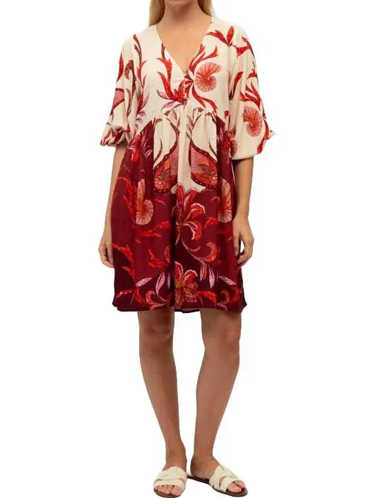 STUDIBAKER HAWK Kind Spirits Short Dress - Red