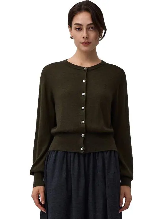 JUANA Liora Knitted Cardigan - Camo