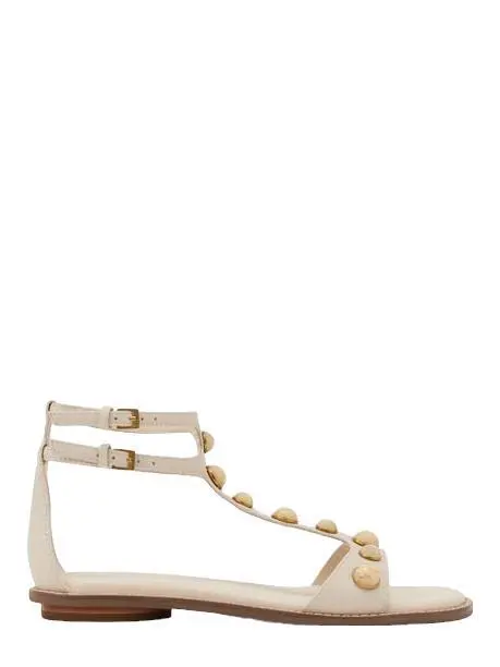 REISS Elodie Ankle Strap Sandal With Embellishments - Elodie Offwhite