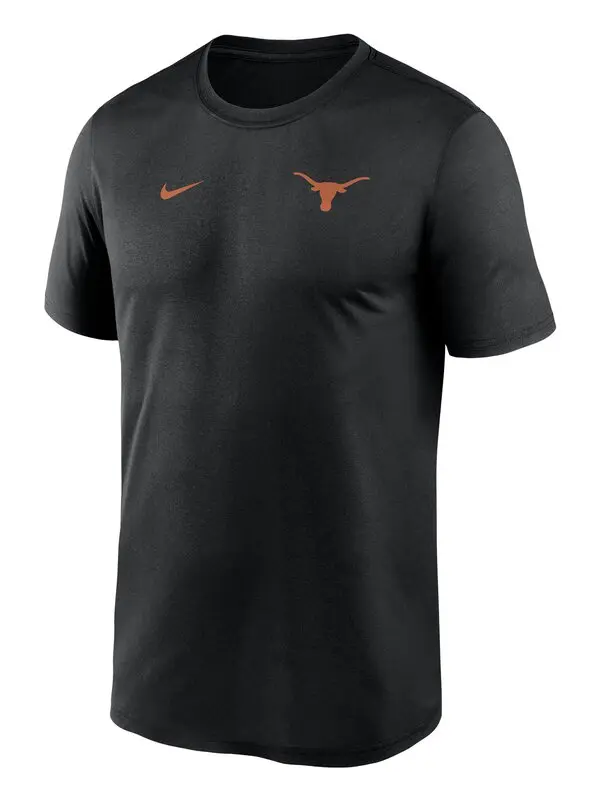 Nike Texas Sideline Legend Small Logo Dri-fit College T-shirt - Black