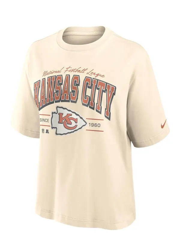 Nike Kansas City Chiefs Vintage Mod Boxy T-shirt - White