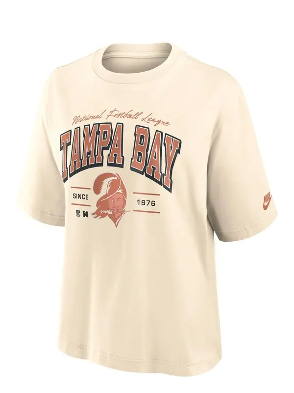 Nike Tampa Bay Buccaneers Vintage Mod Boxy Nfl T-shirt - White