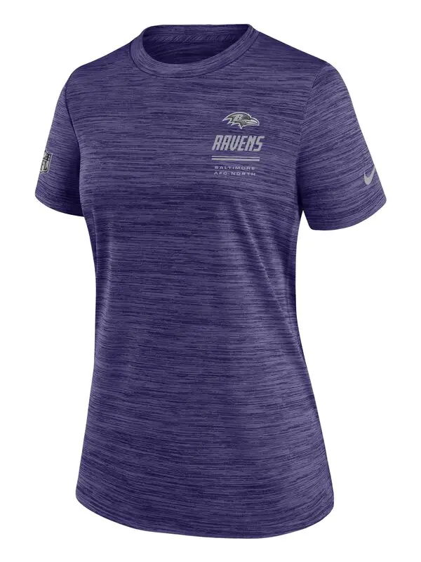 Nike Baltimore Ravens Sideline Velocity Dri-fit Nfl T-shirt - Purple