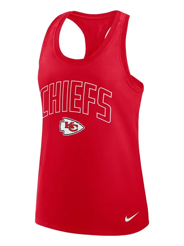 Nike Kansas City Chiefs Dri-fit Nfl Racerback Tank Top - Red