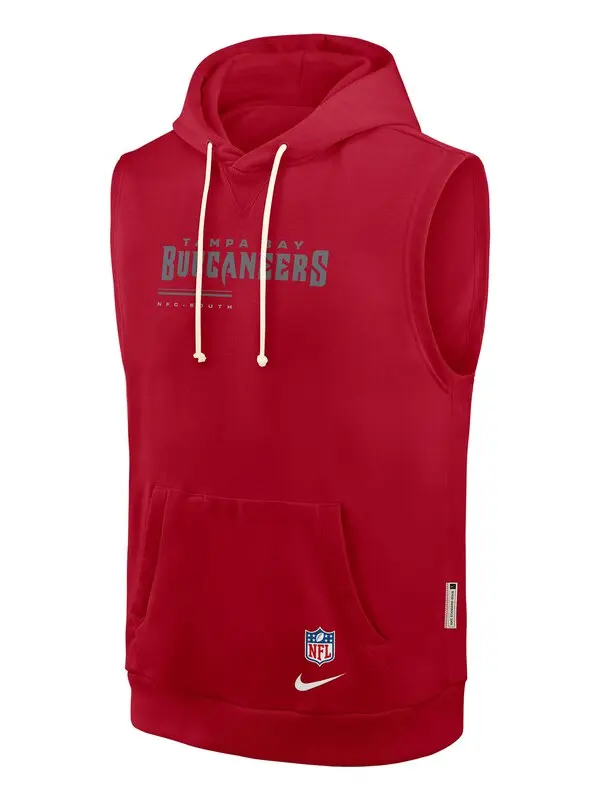 Nike Tampa Bay Buccaneers Sideline Sleeveless Pullover Hoodie - Red