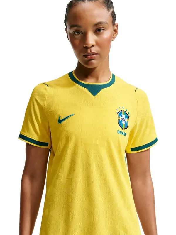 Nike Brazil 2026 Match Home Authentic Soccer Jersey - Yellow