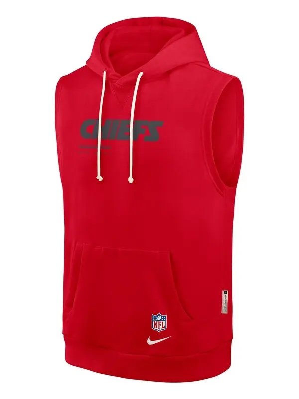 Nike Kansas City Chiefs Sleeveless Pullover Hoodie - Red