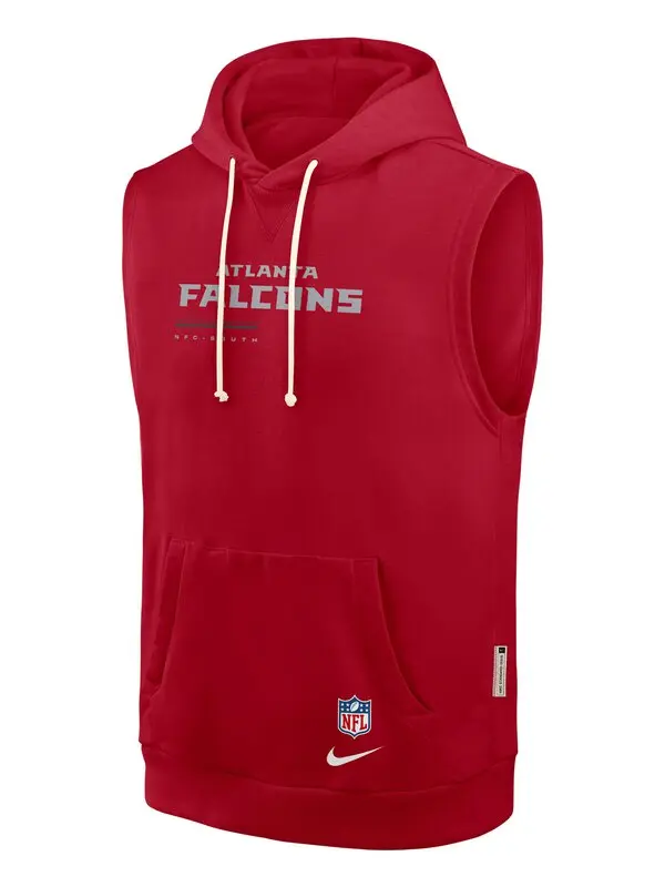 Nike Atlanta Falcons Sleeveless Pullover Hoodie - Red