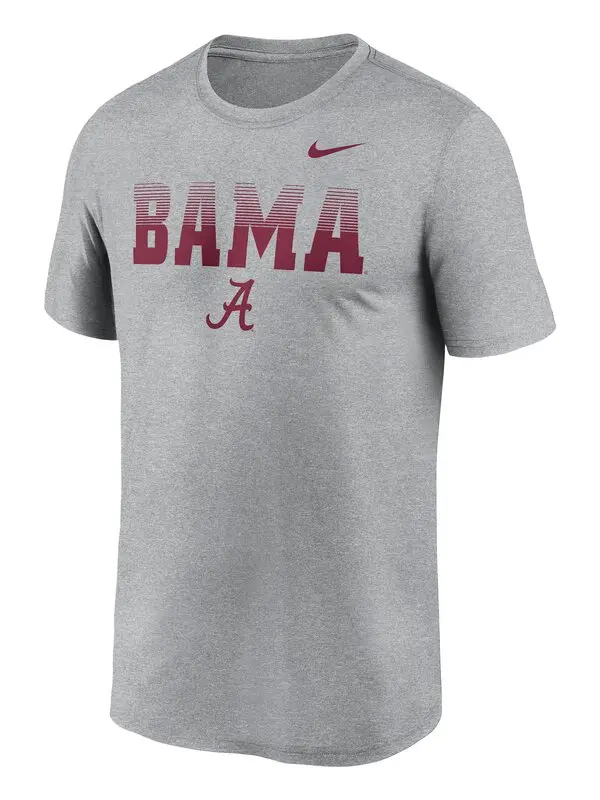 Nike Alabama Primetime Kinetic Mantra Legend Dri-fit College T-shirt - Grey