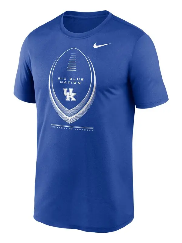 Nike Kentucky Primetime Football Icon Legend Dri-fit College T-shirt - Blue