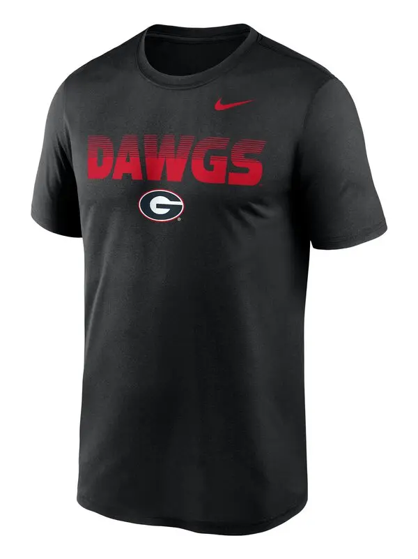 Nike Georgia Primetime Kinetic Mantra Legend Dri-fit College T-shirt - Black