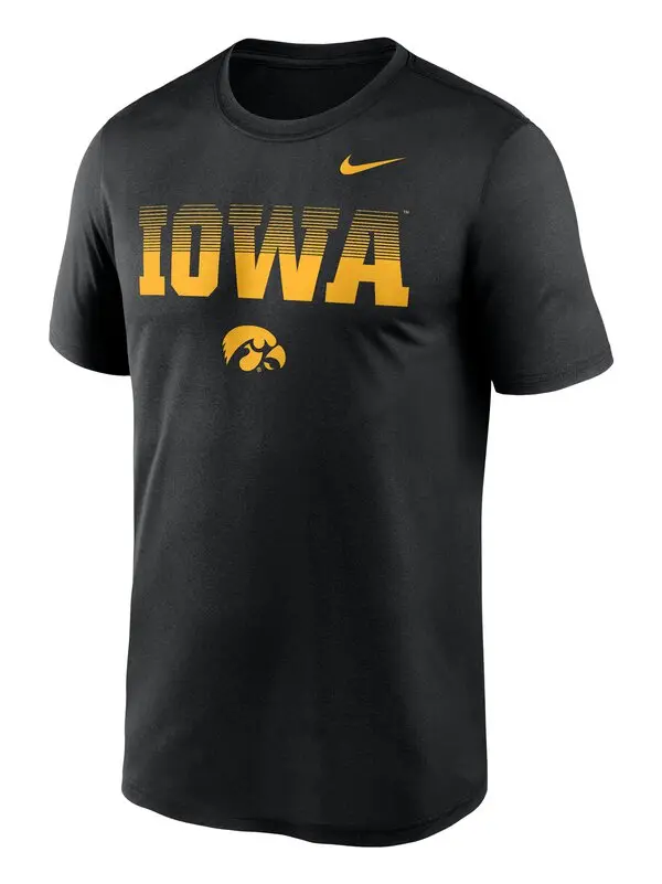Nike Iowa Primetime Kinetic Mantra Legend Dri-fit College T-shirt - Black
