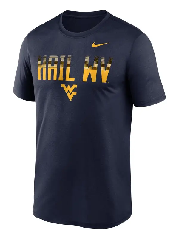 Nike West Virginia Primetime Kinetic Mantra Legend Dri-fit College T-shirt - Blue