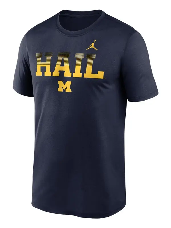 Nike Michigan Primetime Kinetic Mantra Legend Dri-fit College T-shirt - Blue