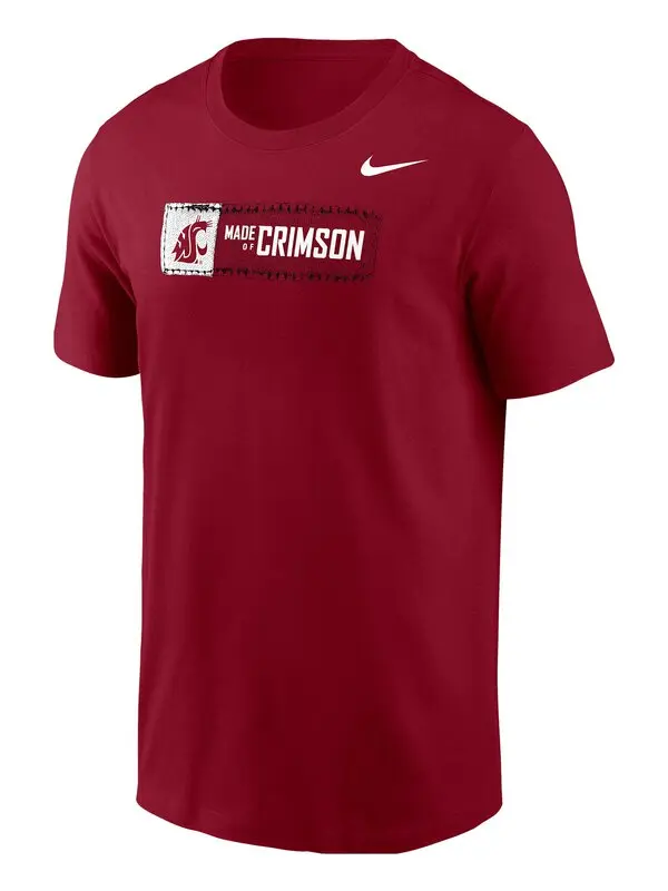 Nike Washington State Made Of Crimson College T-shirt - Red