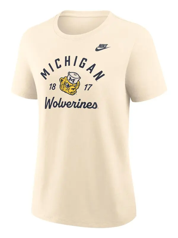 Nike Michigan Wolverines Graphic T-shirt - Brown