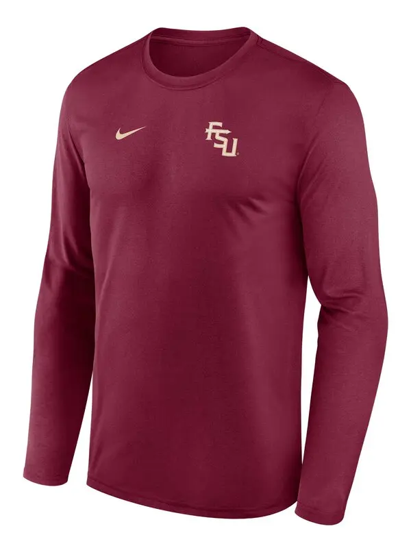 Nike Florida State Sideline Legend Long-sleeve T-shirt - Red