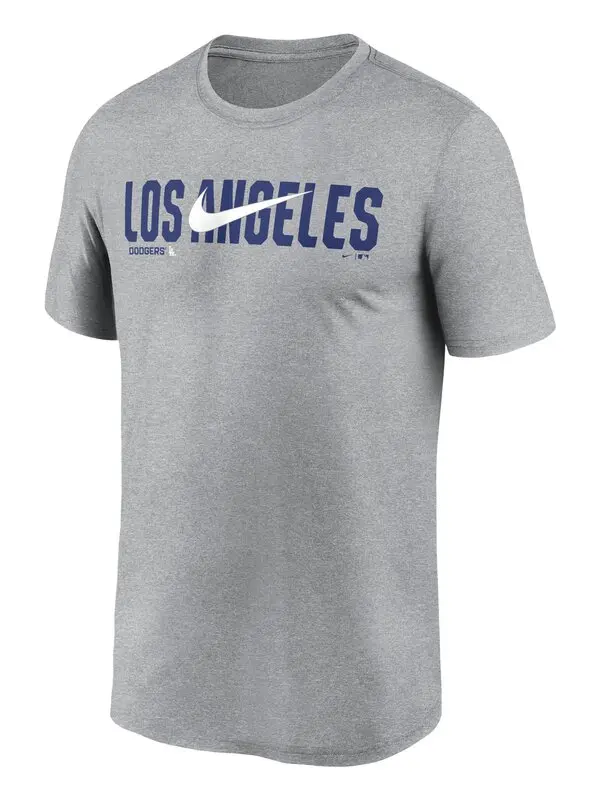 Nike Los Angeles Dodgers Swoosh Legend Dri-fit Mlb T-shirt - Grey