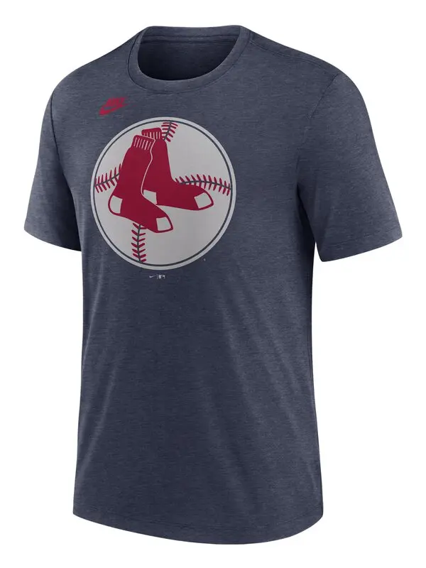 Nike Boston Red Sox Cooperstown Logo Mlb T-shirt - Blue