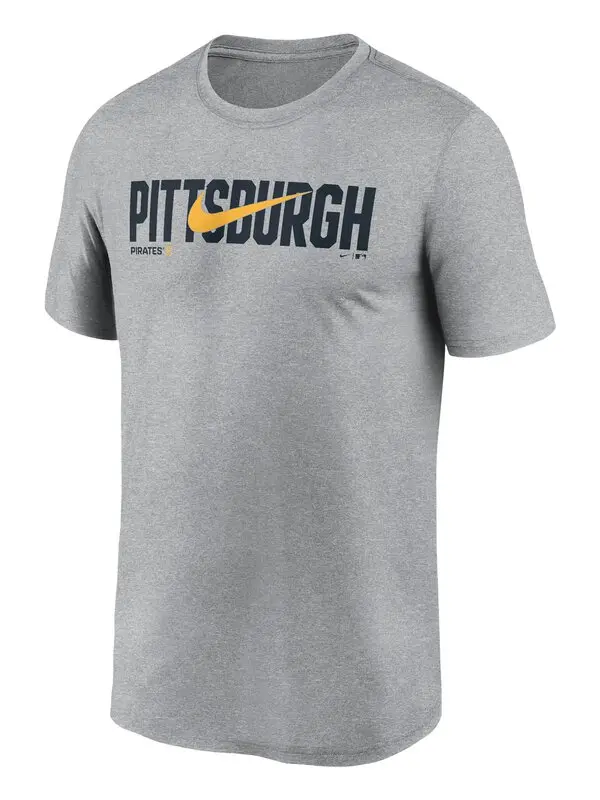Nike Pittsburgh Pirates Swoosh Legend Dri-fit Mlb T-shirt - Grey