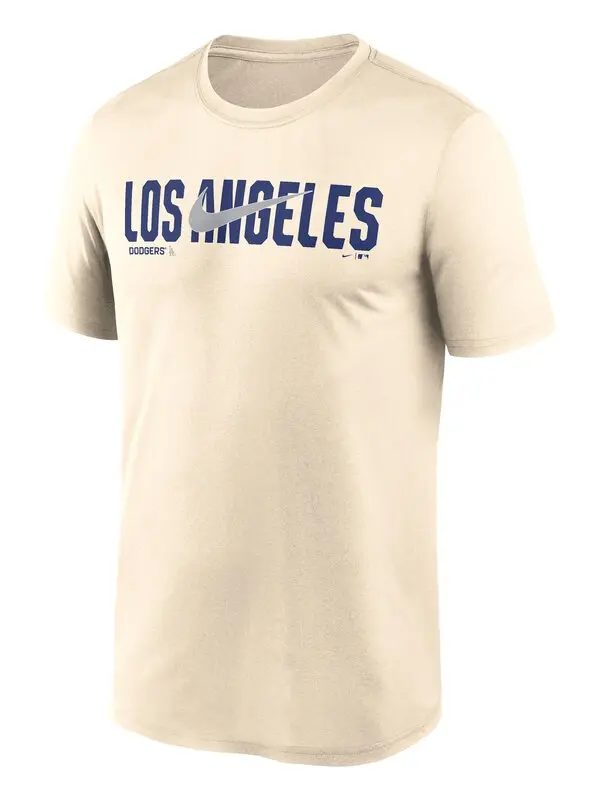 Nike Los Angeles Dodgers Swoosh Legend Dri-fit Mlb T-shirt - Brown
