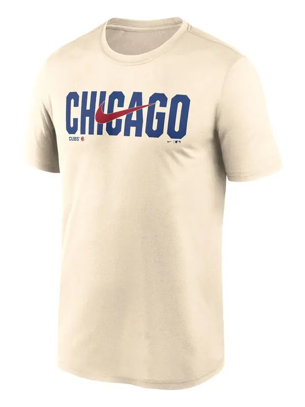Nike Chicago Cubs Swoosh Legend Dri-fit Mlb T-shirt - Brown