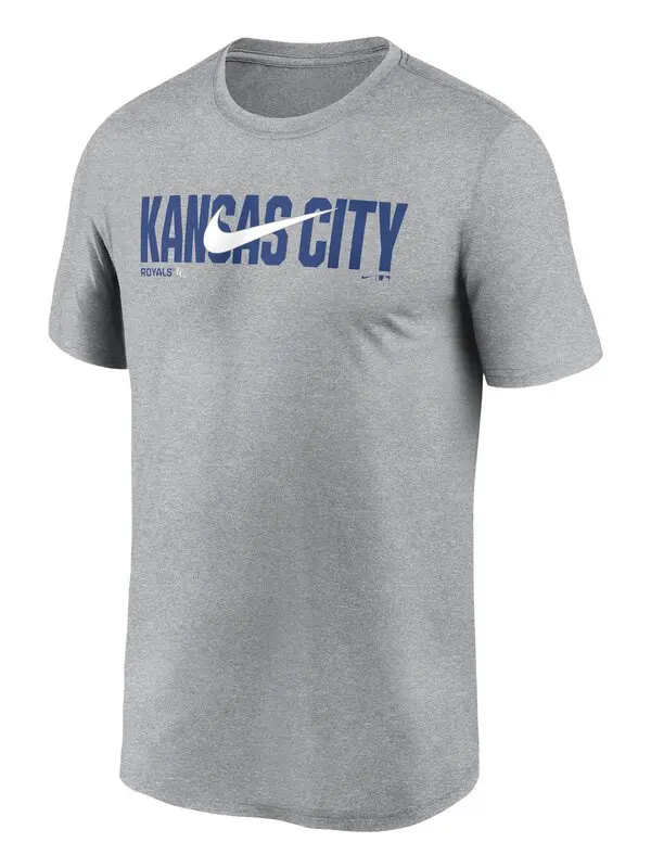 Nike Kansas City Royals Swoosh Legend Dri-fit Mlb T-shirt - Grey