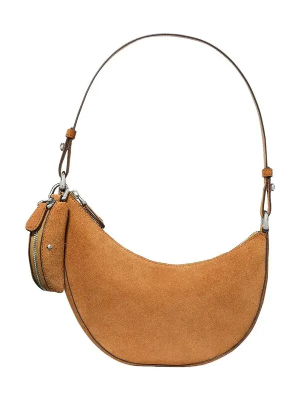 Kate Spade New York Mini Duo Suede Crossbody Bag - Garden Soil