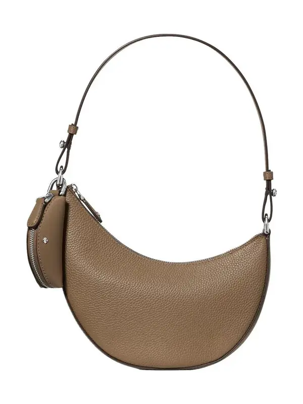 Kate Spade New York Mini Duo Pebble Leather Crossbody Bag - Driftwood