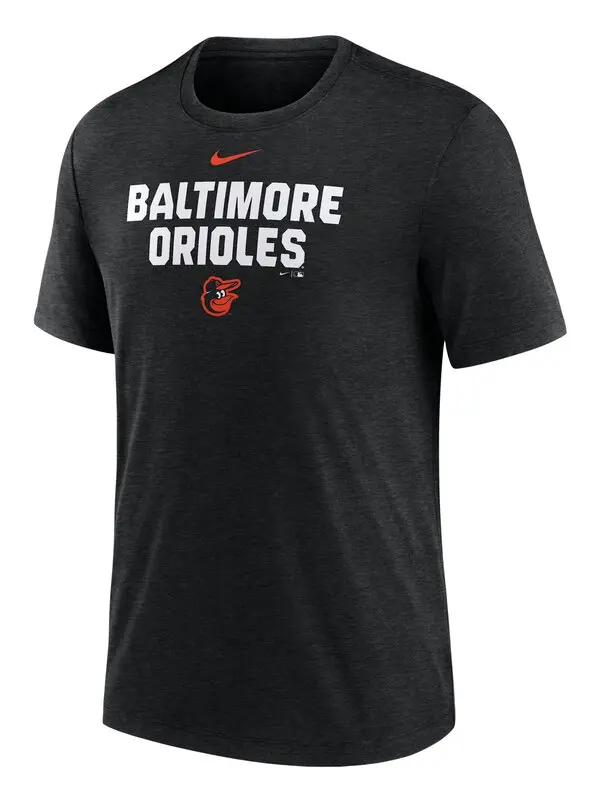 Nike Baltimore Orioles Stacked Mlb T-shirt - Black