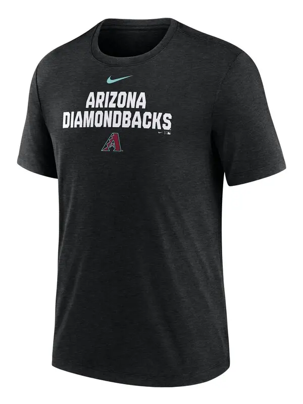 Nike Arizona Diamondbacks Stacked Mlb T-shirt - Black